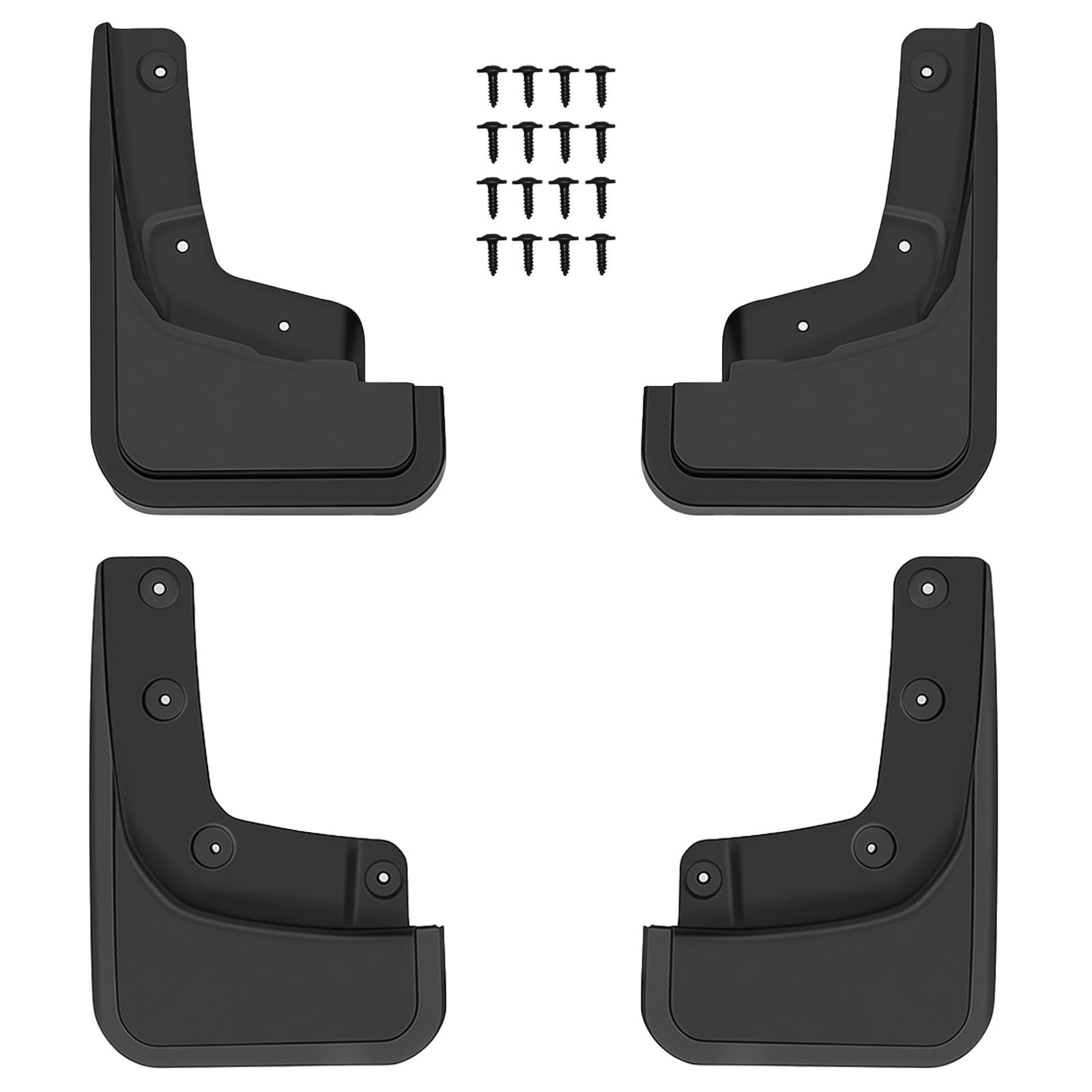 Mud Flaps For Ford Ranger 2024, Custom No Drill Splash Guards Molded ...