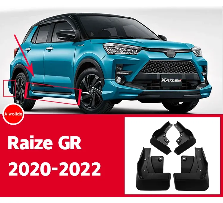 Mud Flaps For Toyota Raize Rocky GR 2020 2021 2022 Splash Guards Fender ...
