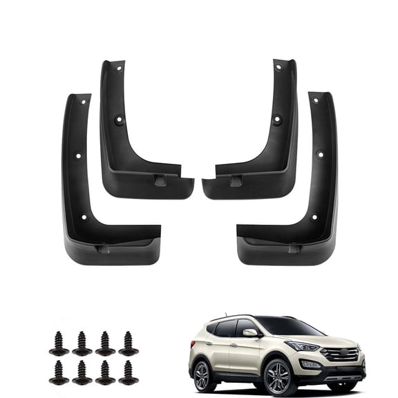 Mud Guards For Cars Fit For Hyundai Santa Fe 2023-2024, Car Fenders ...
