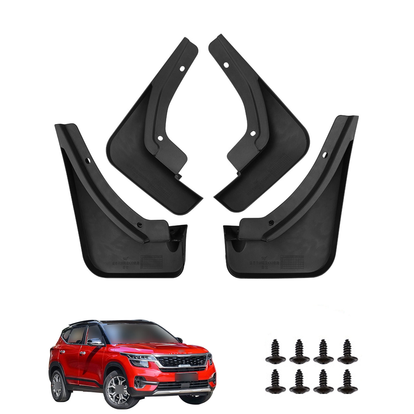 Mud Flaps Splash Guards Fit For Kia KX3 Seltos 2020-2021, Car Fenders ...