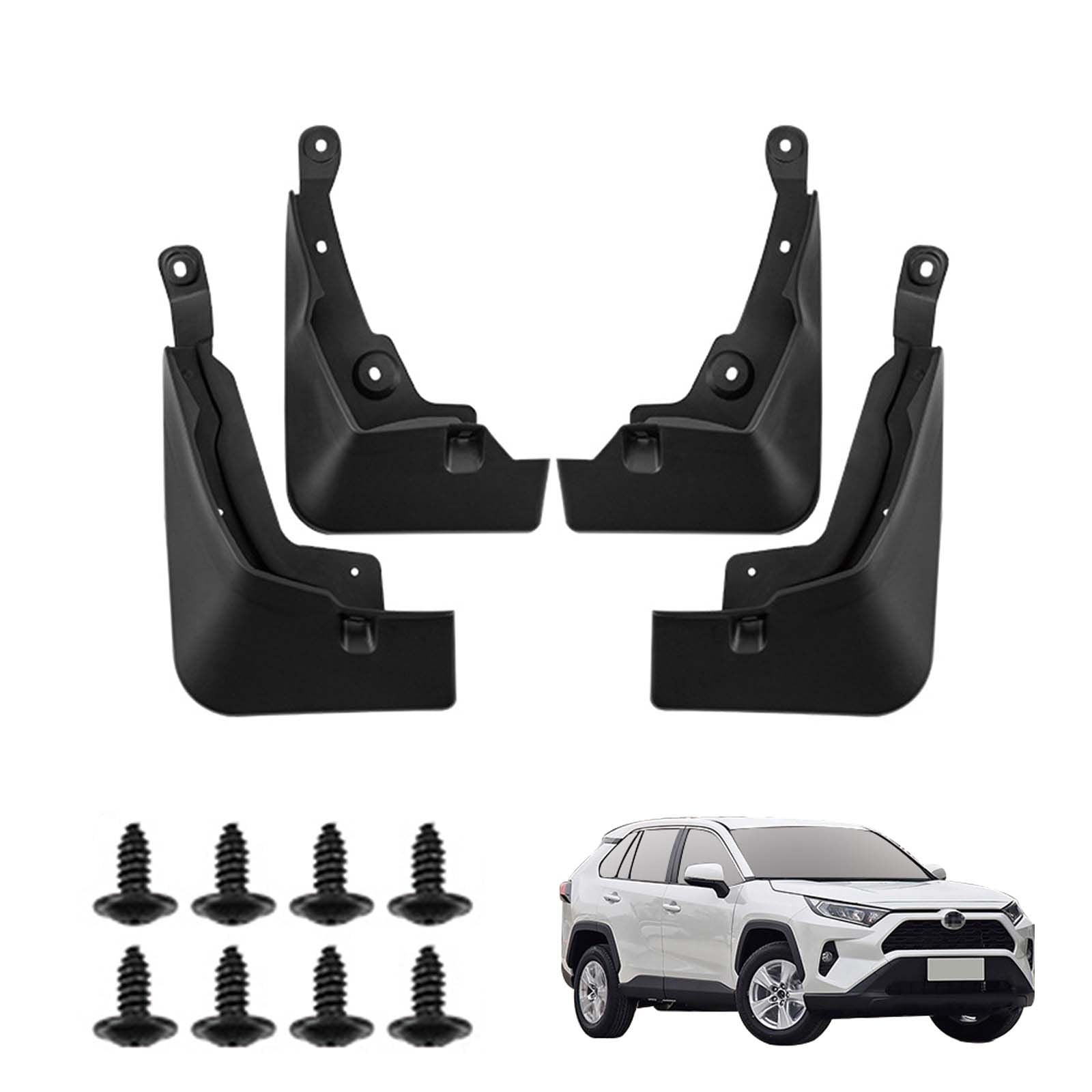 Mud Flaps Splash Guards Fit For Toyota RAV4 2019-2024, Front And Rear 4 ...