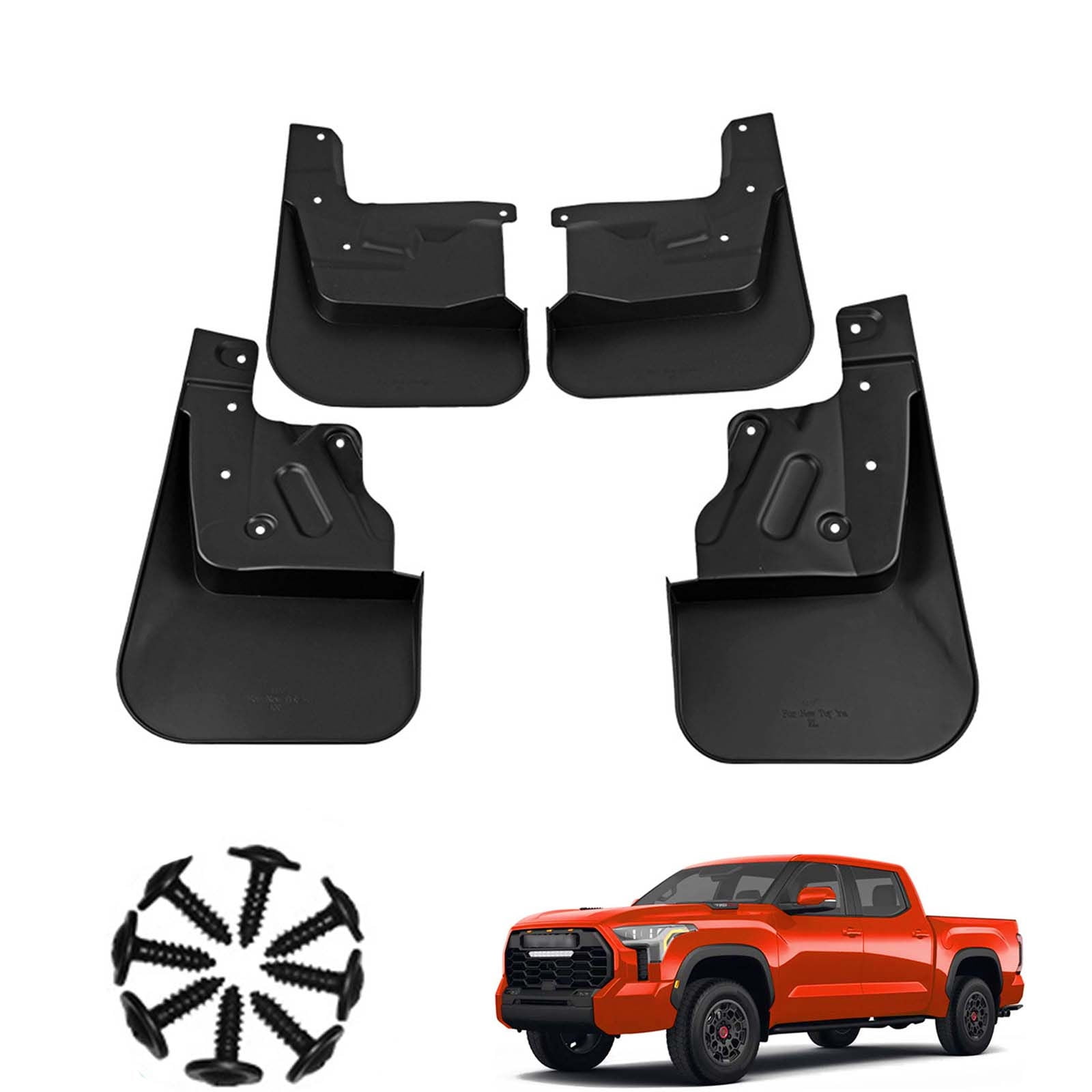 Mud Flaps Splash Guards Fit For Toyota Tundra 2022-2023, Car Fenders ...