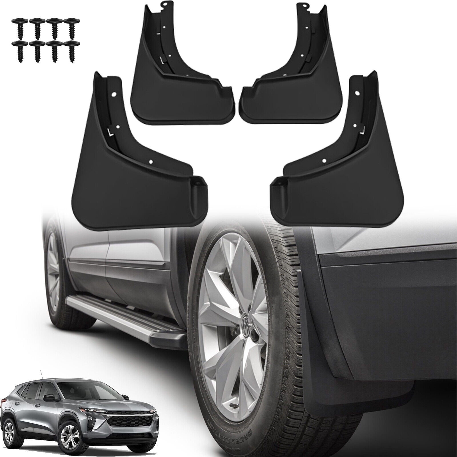 Mud Flaps for Chevy Trax 2024+ Mud Guards No Drill Splash Guard Fender ...