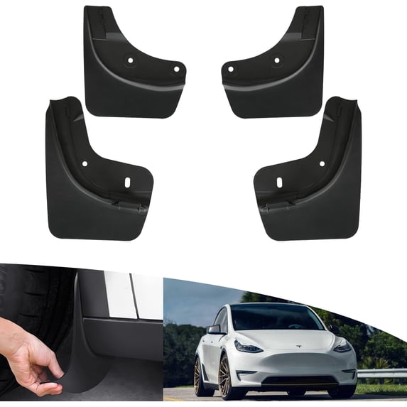 Mud Flaps for Tesla Model Y Accessories 2024 OEM Version Tire Splash ...