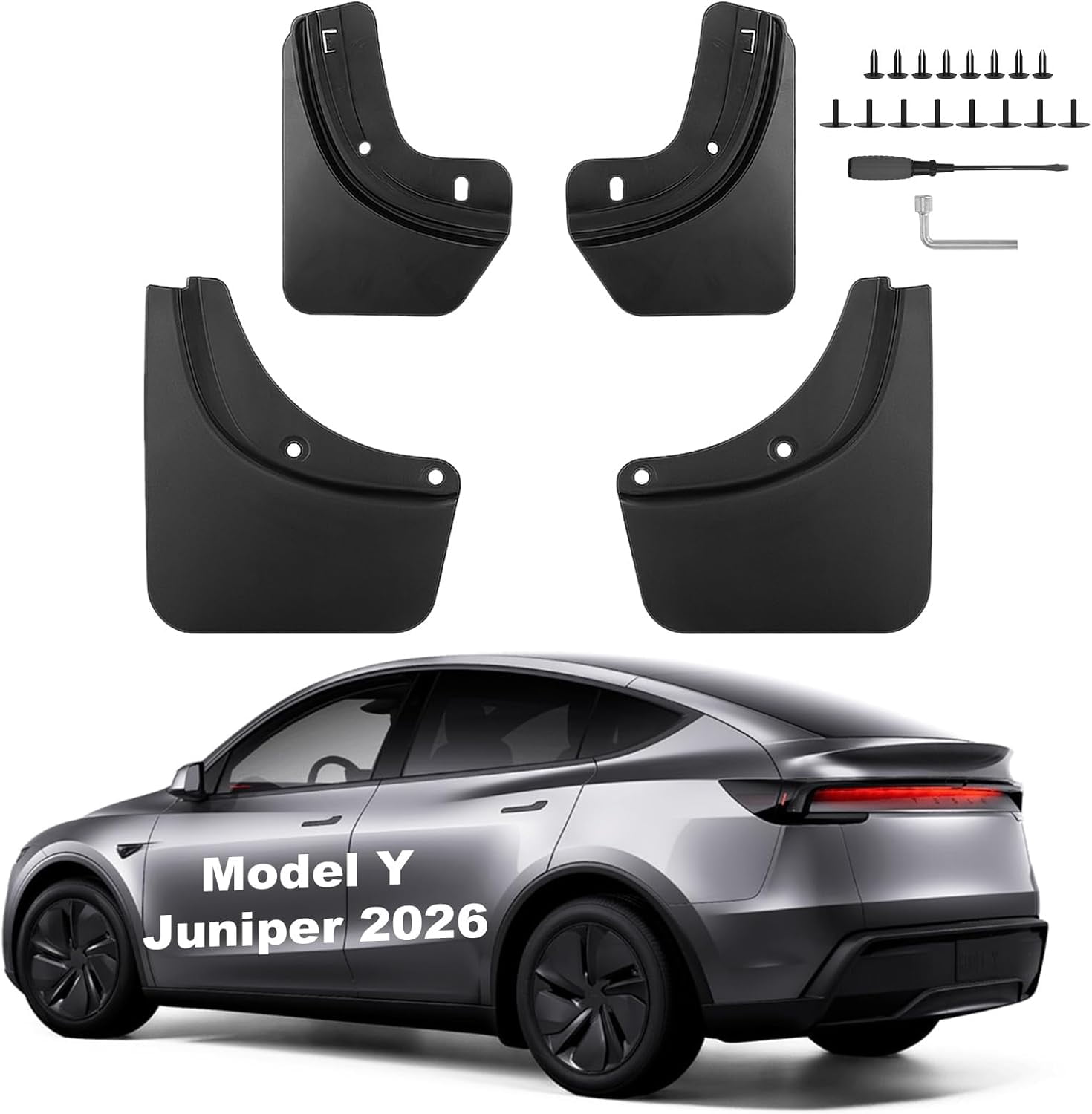 Mud Flaps for Tesla Model Y Juniper Accessories 2026 2025 OEM Version ...
