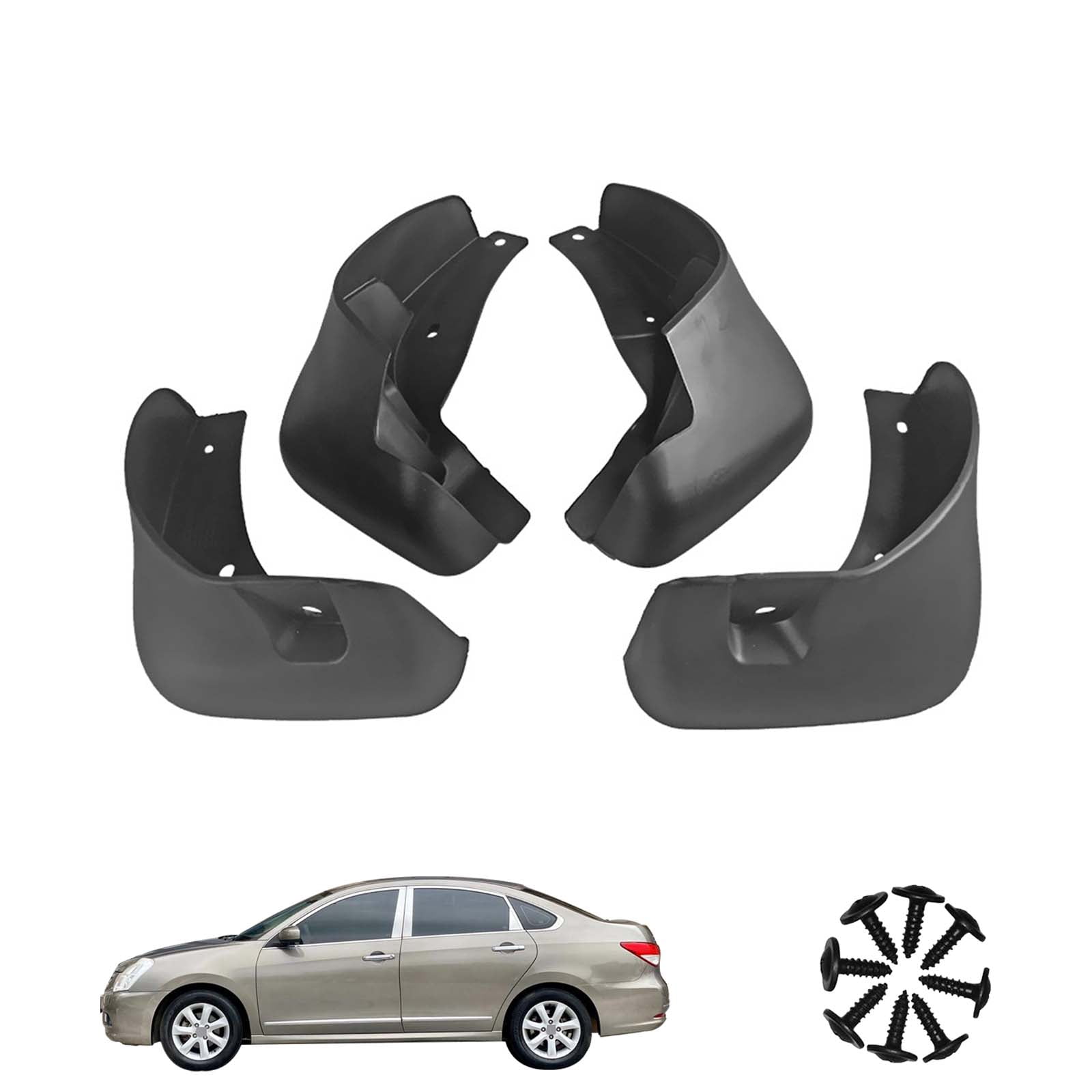 Mud Guards For Cars Fit For Nissan Sunny 11-14, Car Fenders, Front And ...