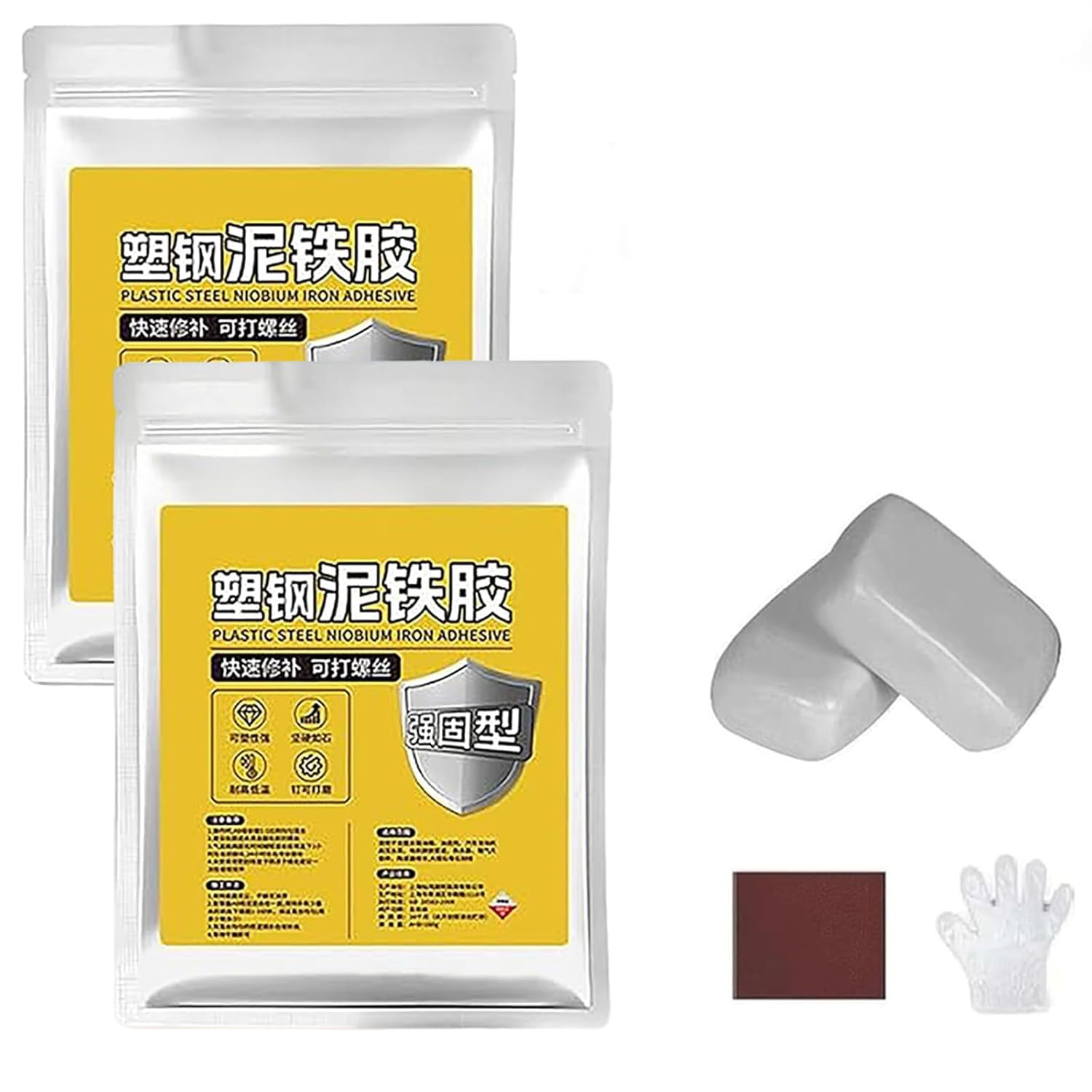 Mud Iron Glue, 2025 New Heat-Resistant and Sandable Adhesive, Super ...