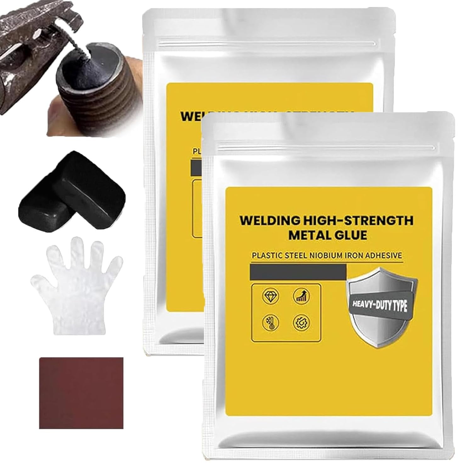 Mud Iron Glue, Welding High-Strength Metal Repair Adhesive, Waterproof ...