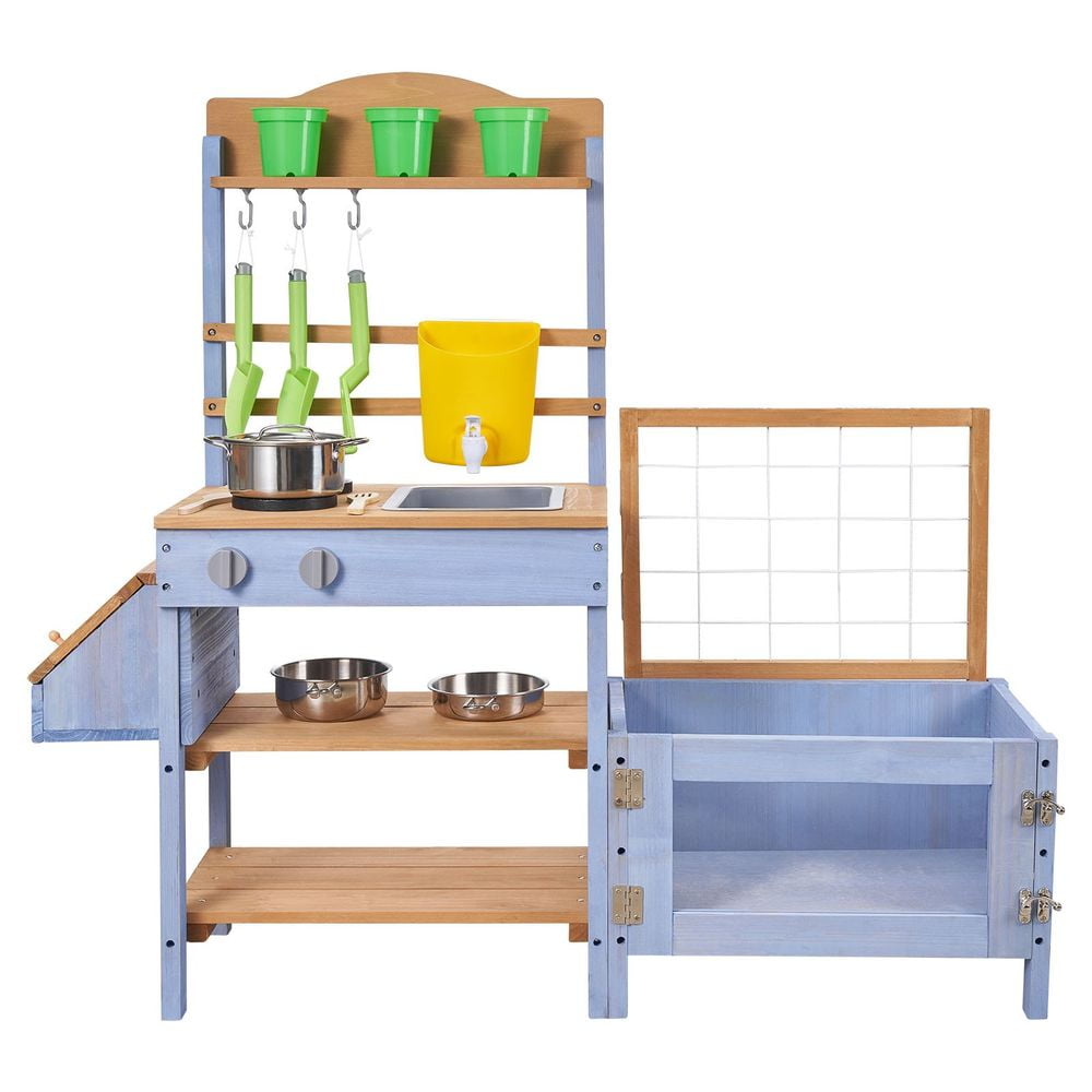 Mud Kitchen, Outdoor Mud Kitchen for Kids, Wood Outdoor Play Kitchens ...