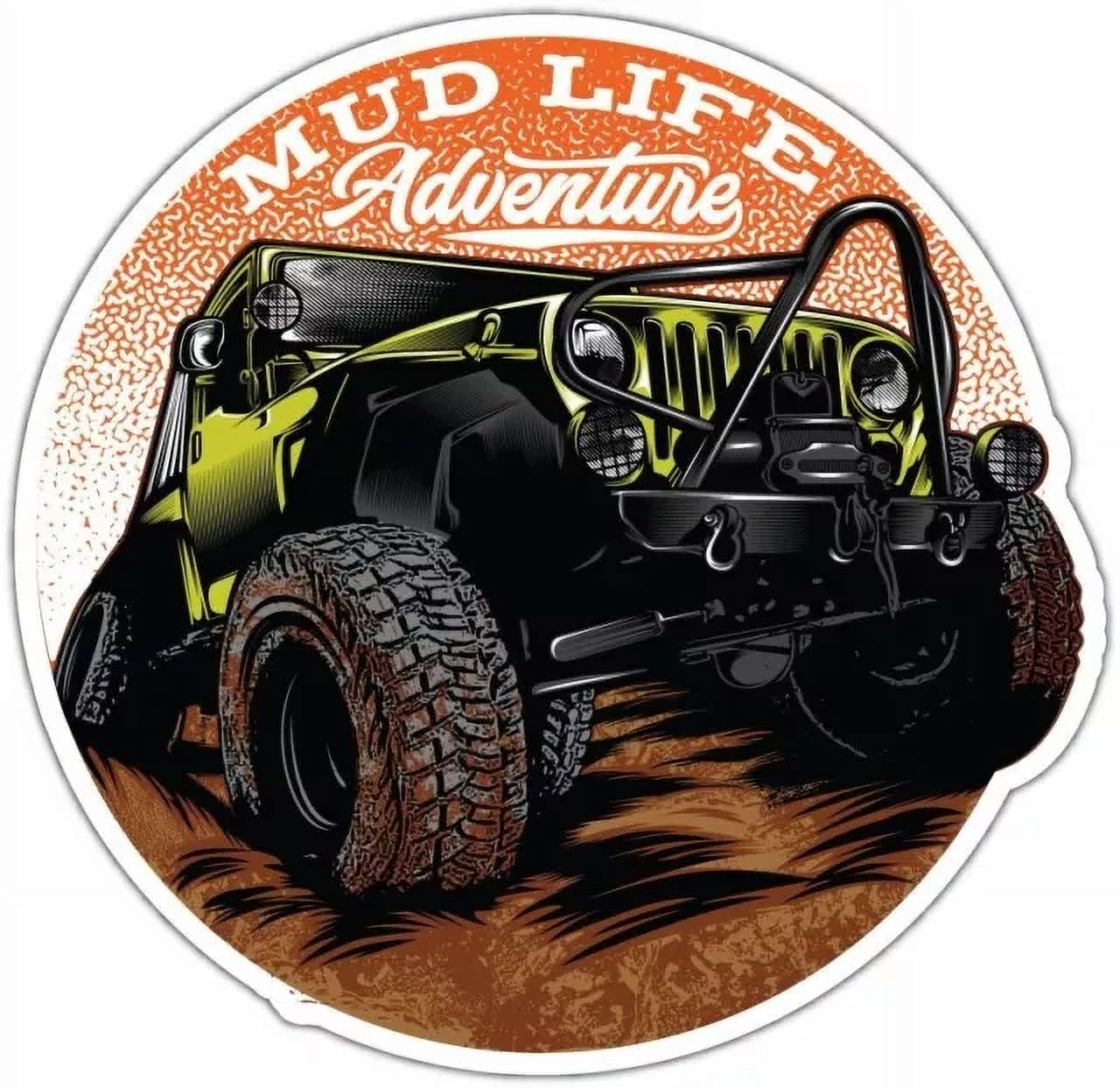 Mud Life Adventure Suv 4X4 Offroad Off Road Car Stickerphone Decal ...