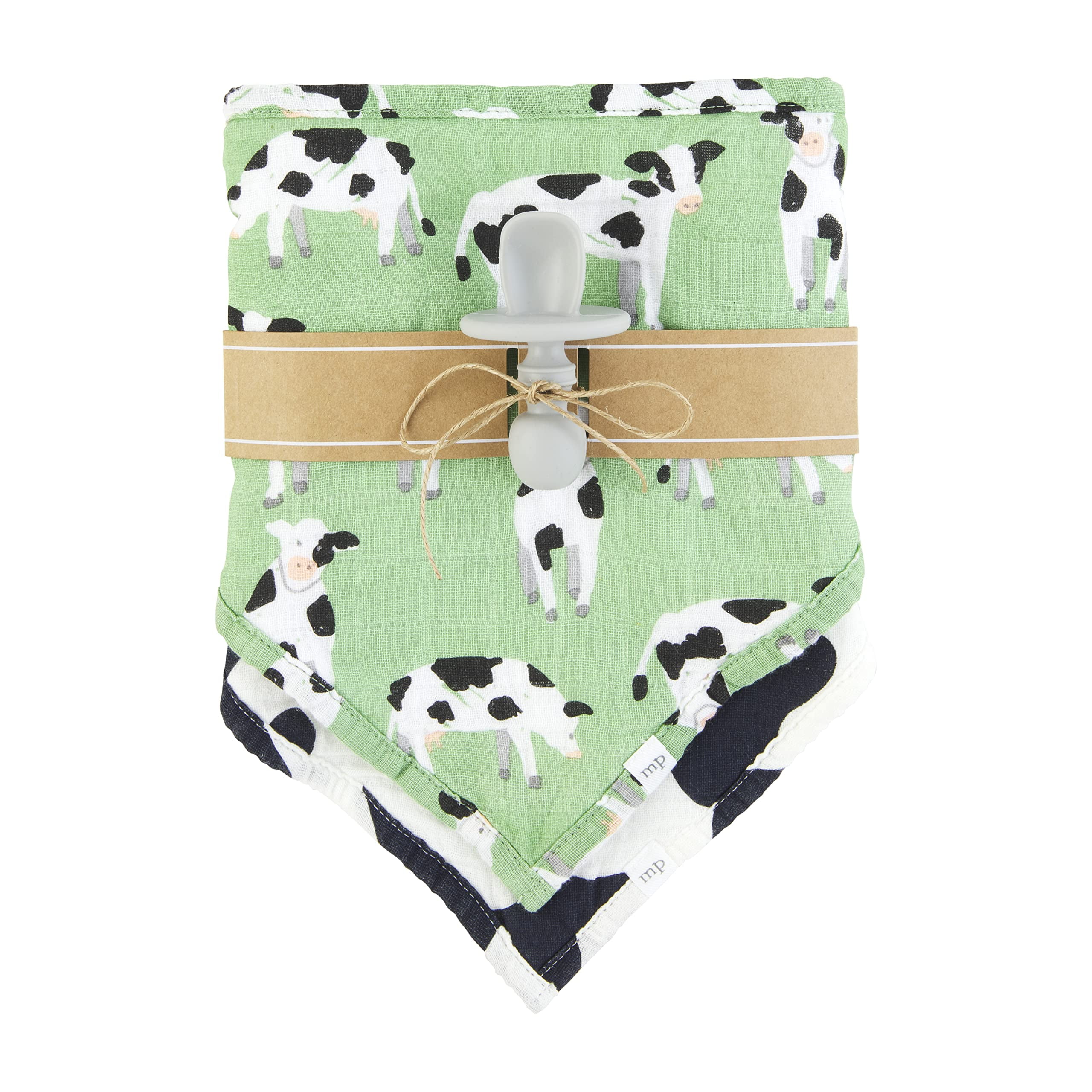 Mud Pie Boy Farm Bib Set - Walmart.com