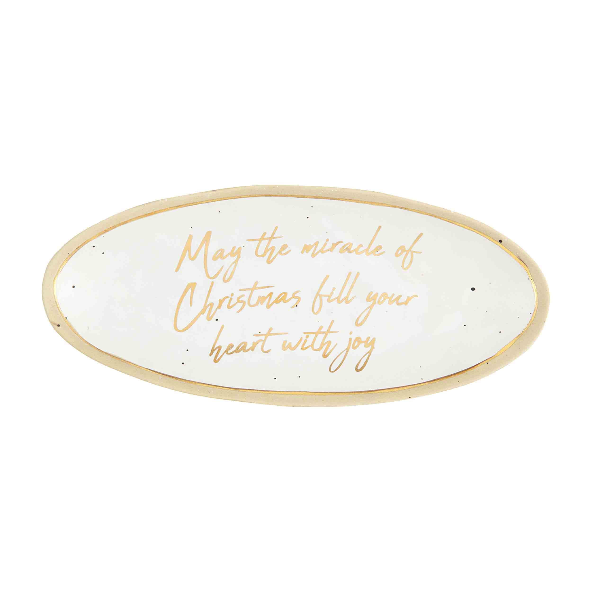 Mud Pie Gold Everything Dish, Miracle, 9" x 4" - Walmart.com