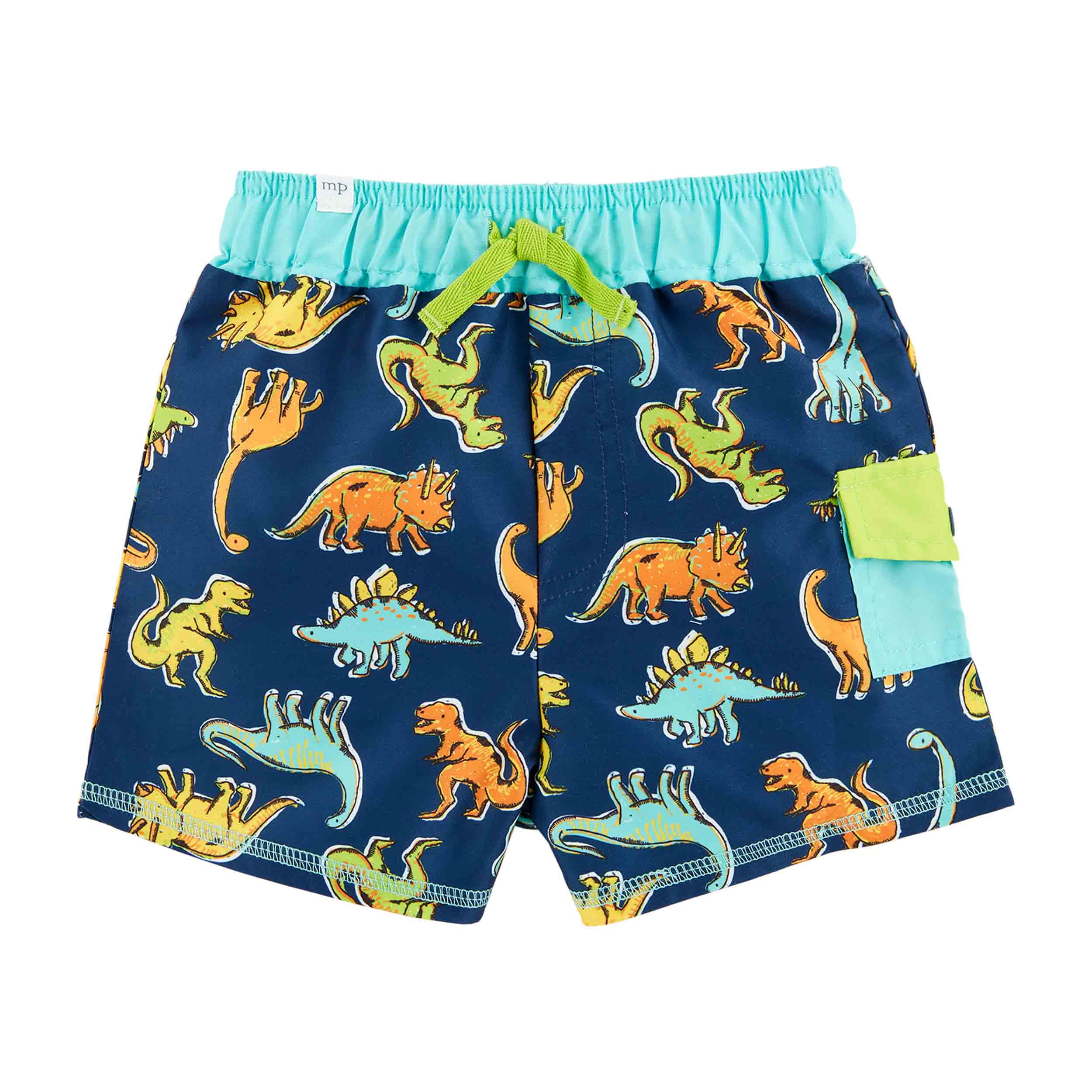 Mud Pie Little Boy's Dino Swim Trunks - Walmart.com