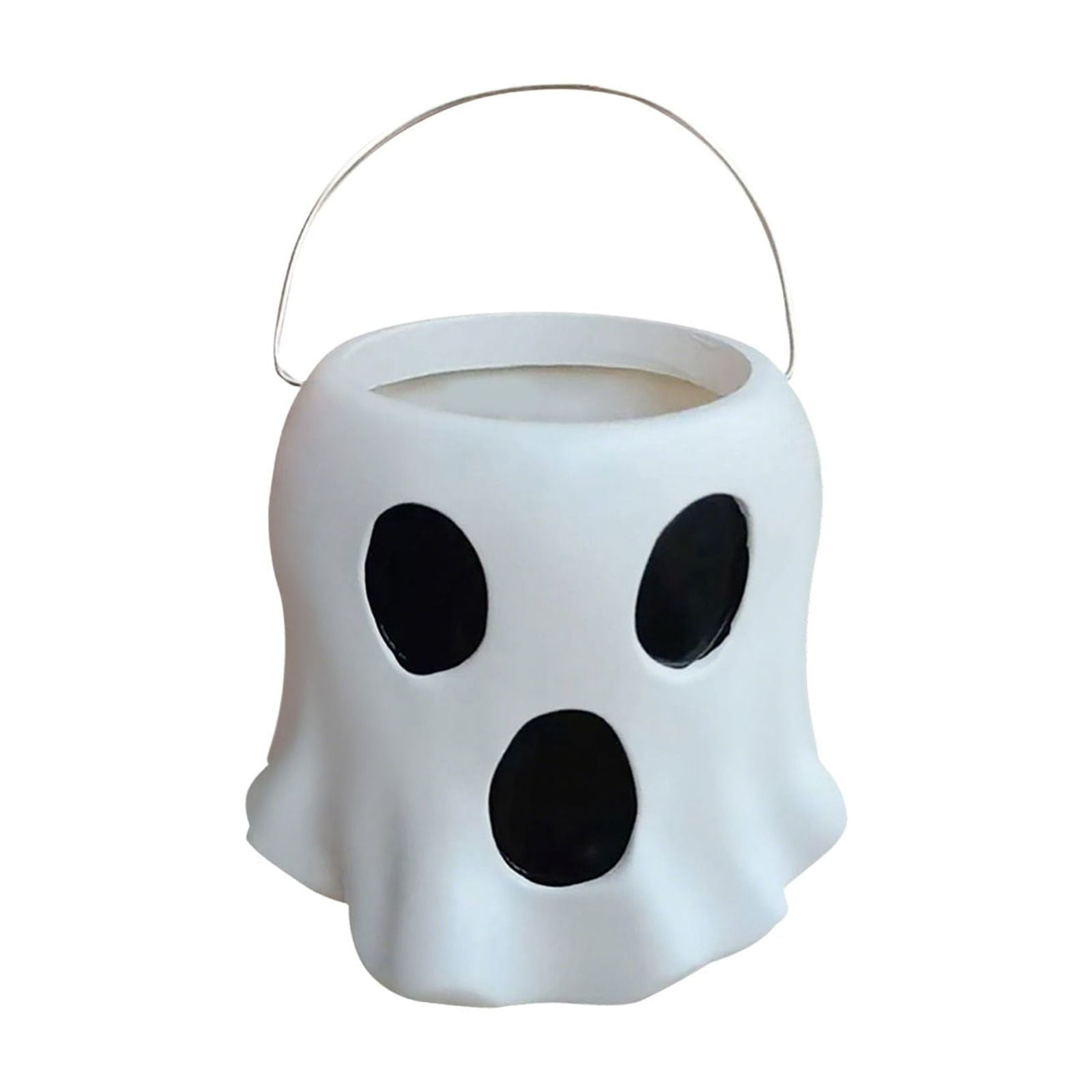 Mud Pie Paper Mache Halloween Treat Buckets,12cm High Halloween Ghost ...