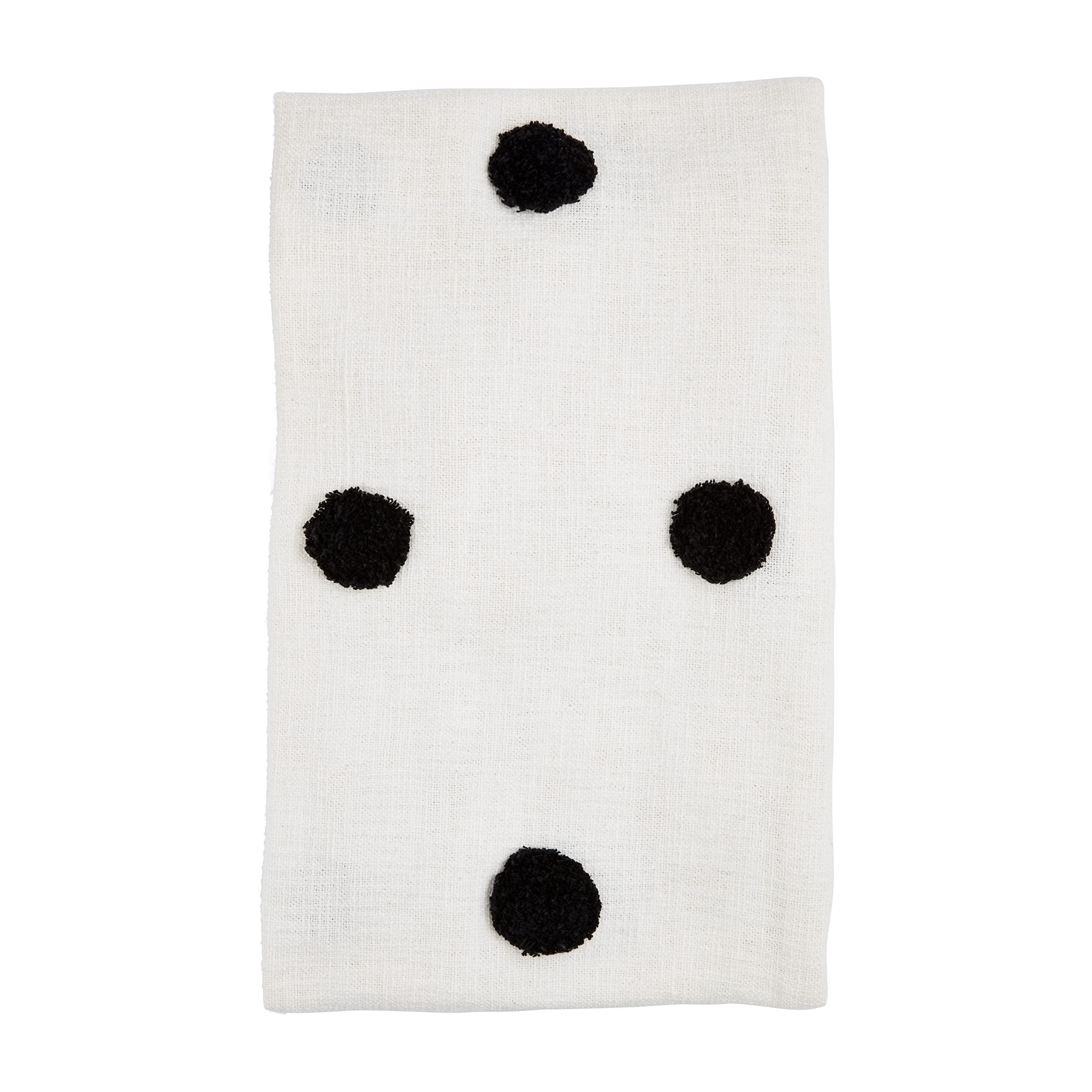 Mud Pie Tufted Dot Throws, Cream, 60" x 50" - Walmart.com