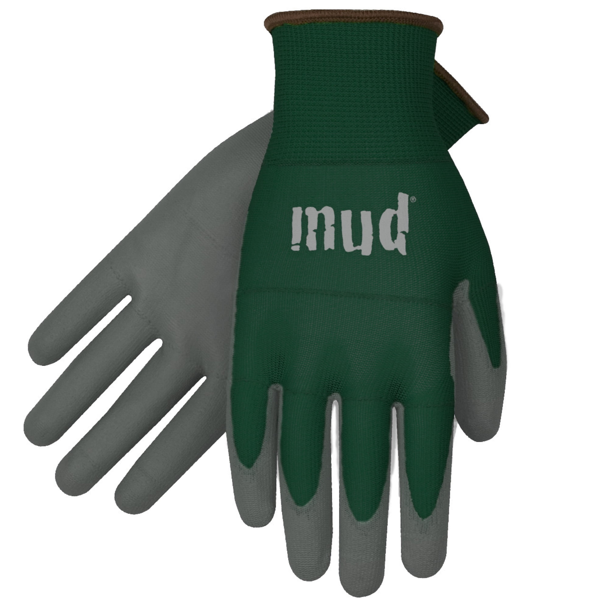 Mud Smart Mud Polyurethane Coated Palm Gloves, Cucumber Green, Small ...