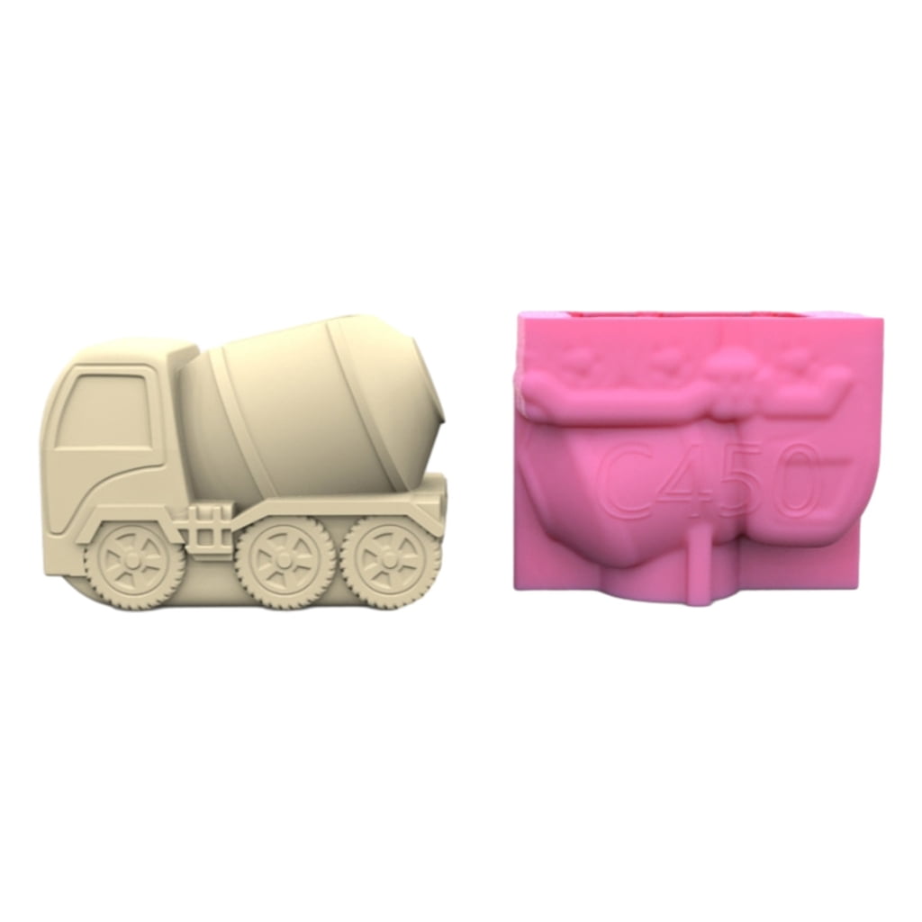 Mud Tanker Pen Holder Silicone Molds Table Ornament Mould Plasters ...
