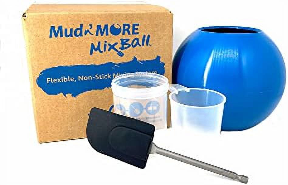 Mud n’ More MixBall – Mixes Quick-Setting Drywall Mud, Paint, Grout ...
