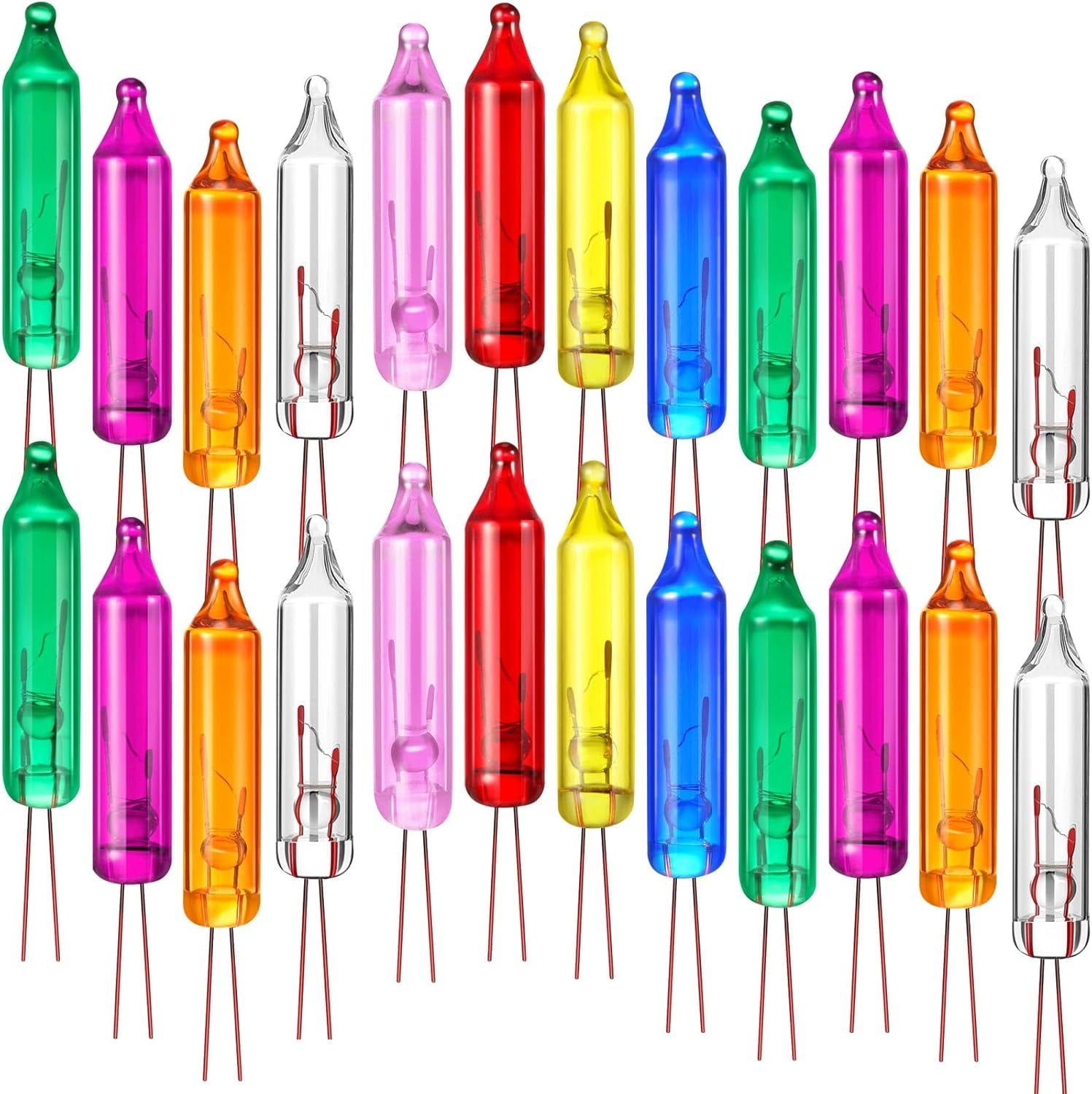Mudder 100 Count 2.5V Christmas 50/100/150/200 Count Mini Incandescent ...