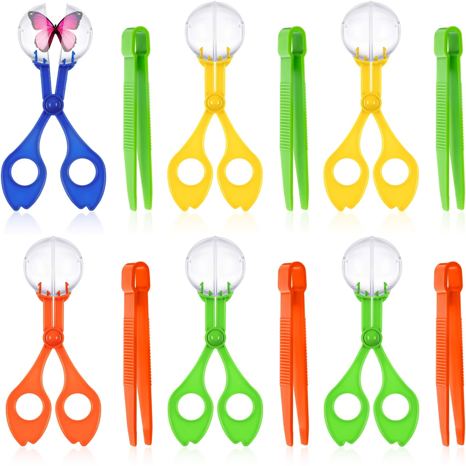 Mudder 12 Pieces Fine Motor Skill Toys KMC2Includes 6 Handy Scoopers 6 ...