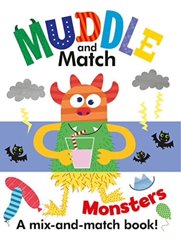 Pre-Owned Muddle & Match - Monsters: A Mix-and-Match Book! (Pixar 1001 ...
