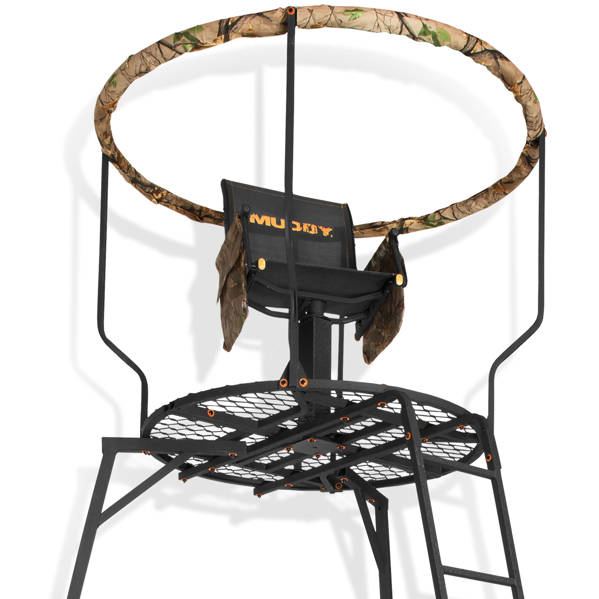 Muddy Liberty 16' Steel Hunting Tripod Stand, 300lb Support, Flex-Tek ...