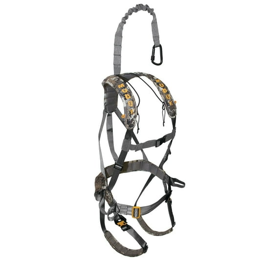 Muddy Ambush Quick Release Padded Hunting Safety Harness, Camo, 300lbs ...