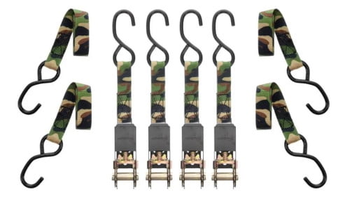 Muddy Camo Ratchet Straps - 8' - 4 Pack - Walmart.com