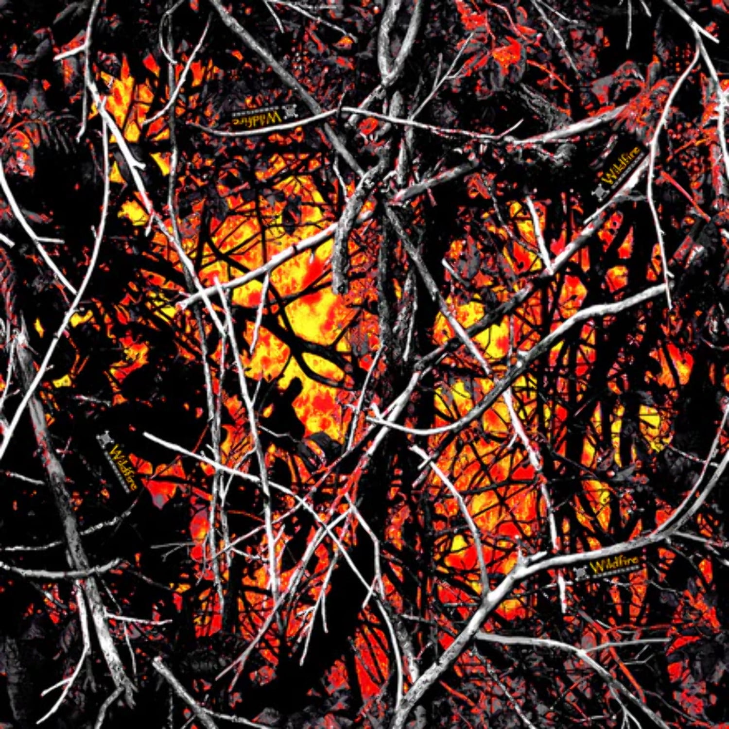 Muddy Girl Camo "Sirphis Wildfire" Poly Satin 58" Wide Fabric - Walmart.com