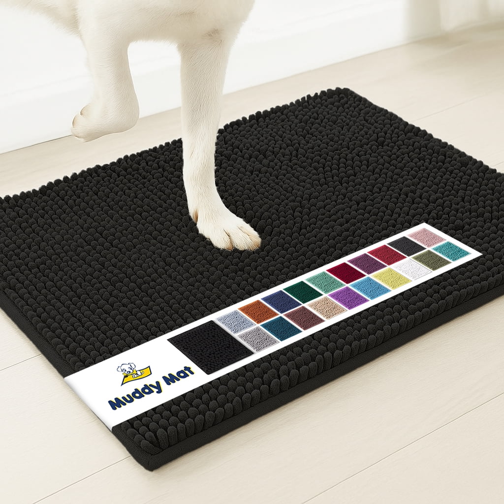 Muddy Mat® AS-SEEN-ON-TV Highly Absorbent Microfiber Door Mat and Pet ...