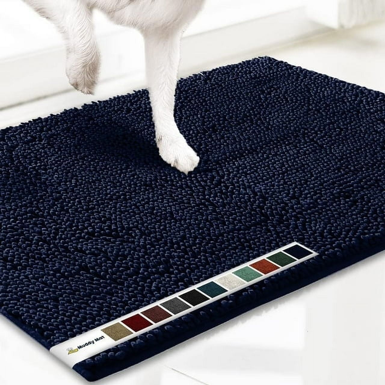 Muddy Mat® AS-SEEN-ON-TV Highly Absorbent Microfiber Dog Door Mat and ...