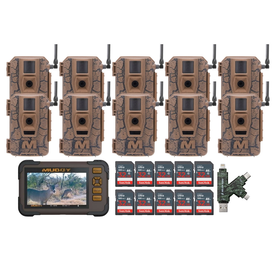 Muddy Mitigator Cellular 24MP Imaging Trail Camera with 80 Feet ...