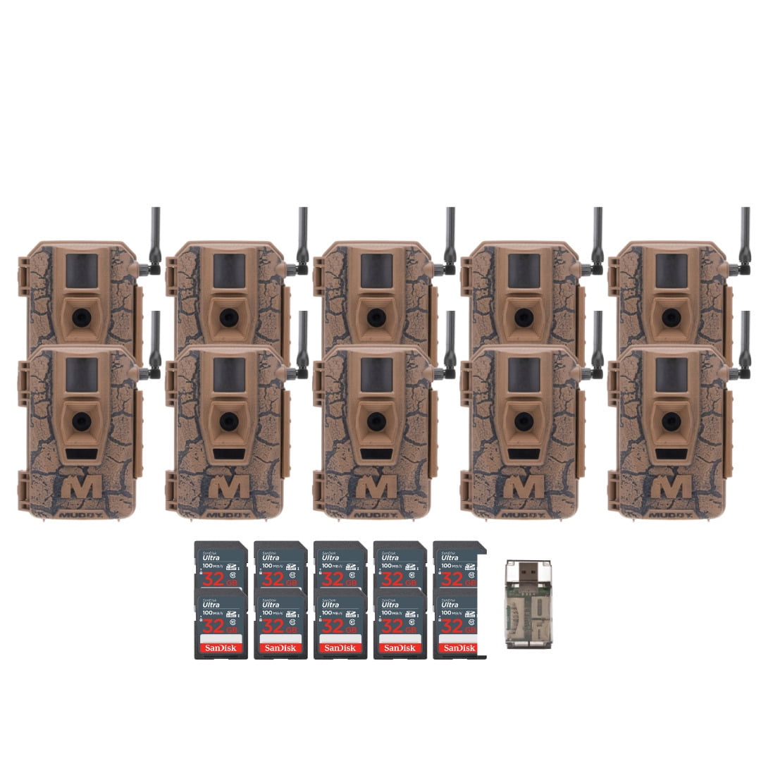 Muddy Mitigator Cellular 24MP Imaging Trail Camera with 80 Feet ...