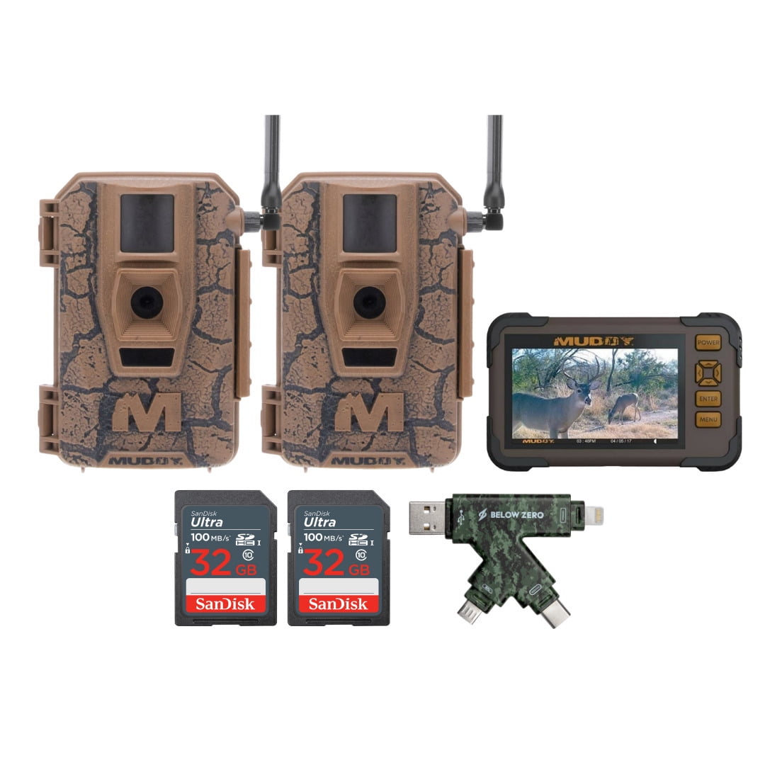 Muddy Mitigator Cellular 24MP Imaging Trail Camera with 80 Feet ...