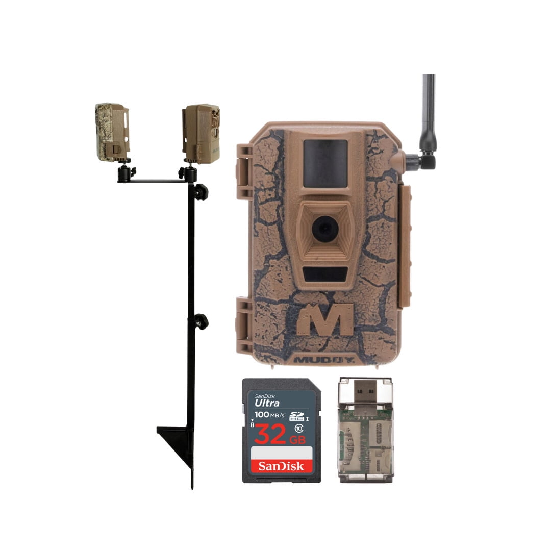Muddy Mitigator Cellular 24MP Imaging Trail Camera Bundle with Dual ...