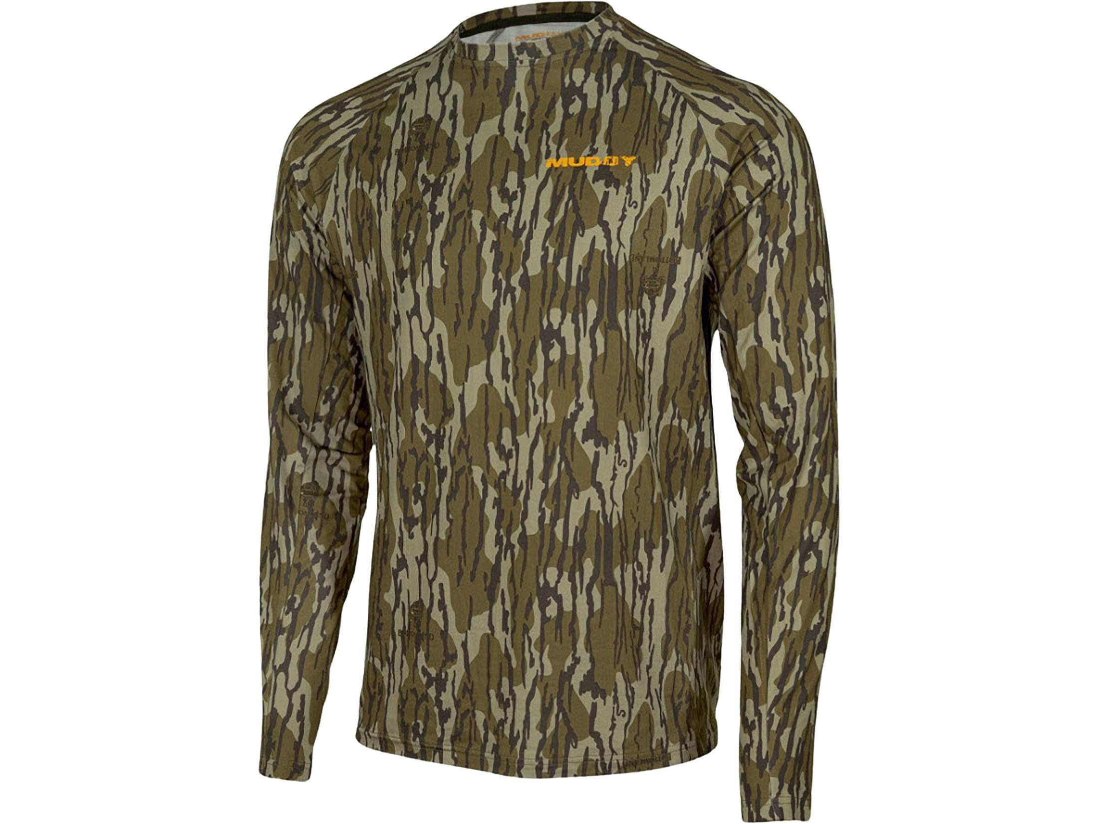 Muddy Outdoors Men's TRX Base Layer Shirt Mossy Oak Bottomland Large ...