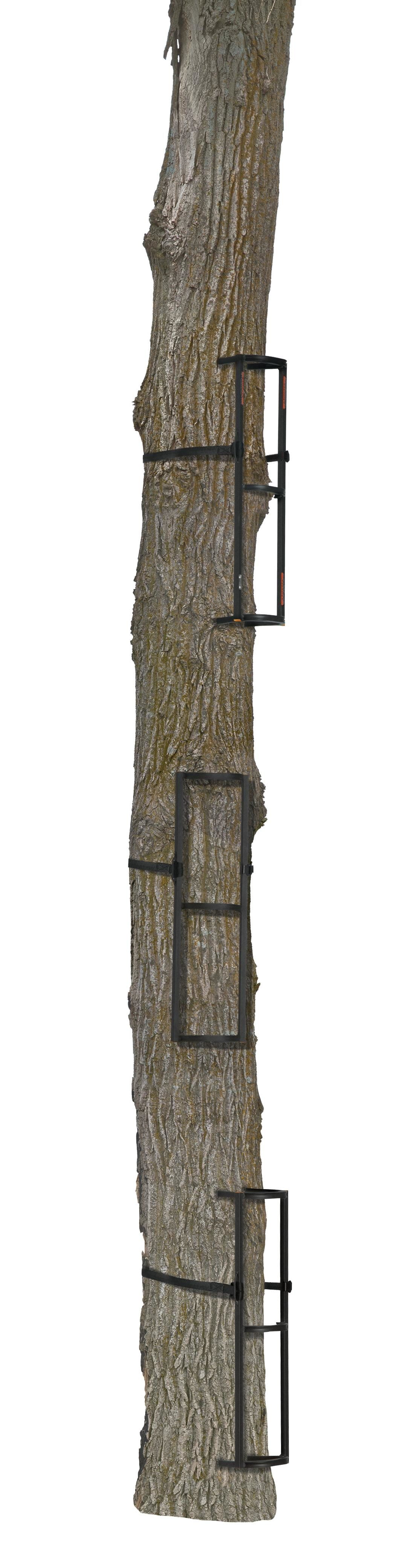Muddy Outdoors Stagger Steps Packable Rock Solid Ladder System, Black ...