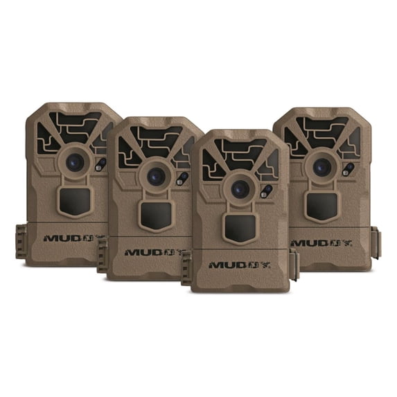 Muddy, Trail Cameras, 16MP Pro Cam 4 Pack, Infrared with 0.7s Trigger ...