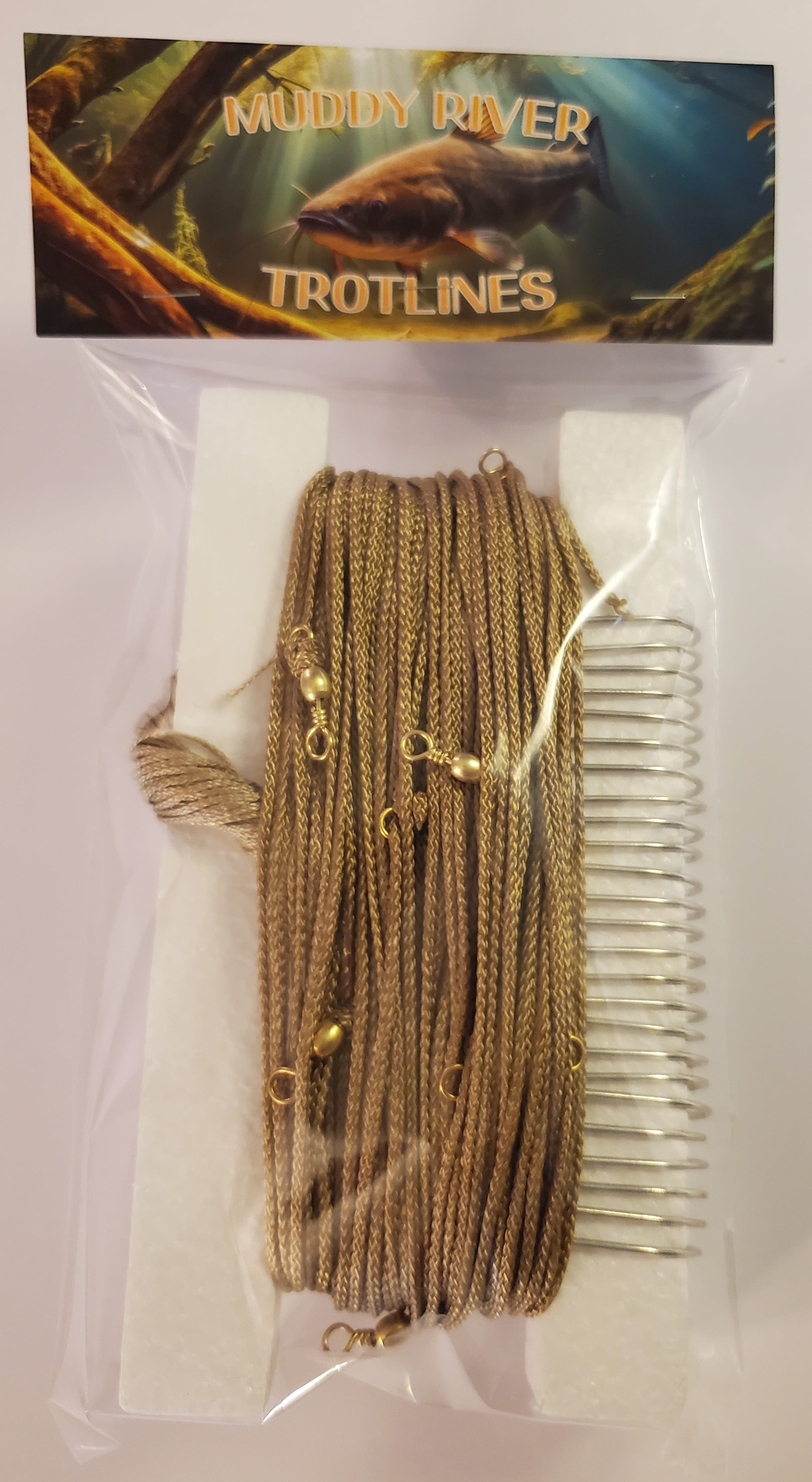 Muddy River Trotlines; Complete Trotline kit Includes: Mainline pre ...