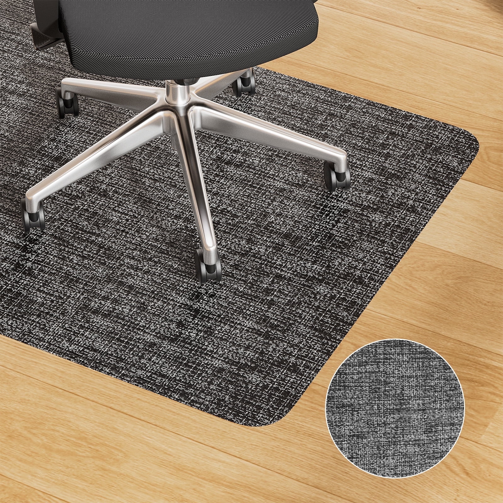 Mudeela Office Chair Mat, 35 x 47in Heavy Duty Hard Floor Protector ...