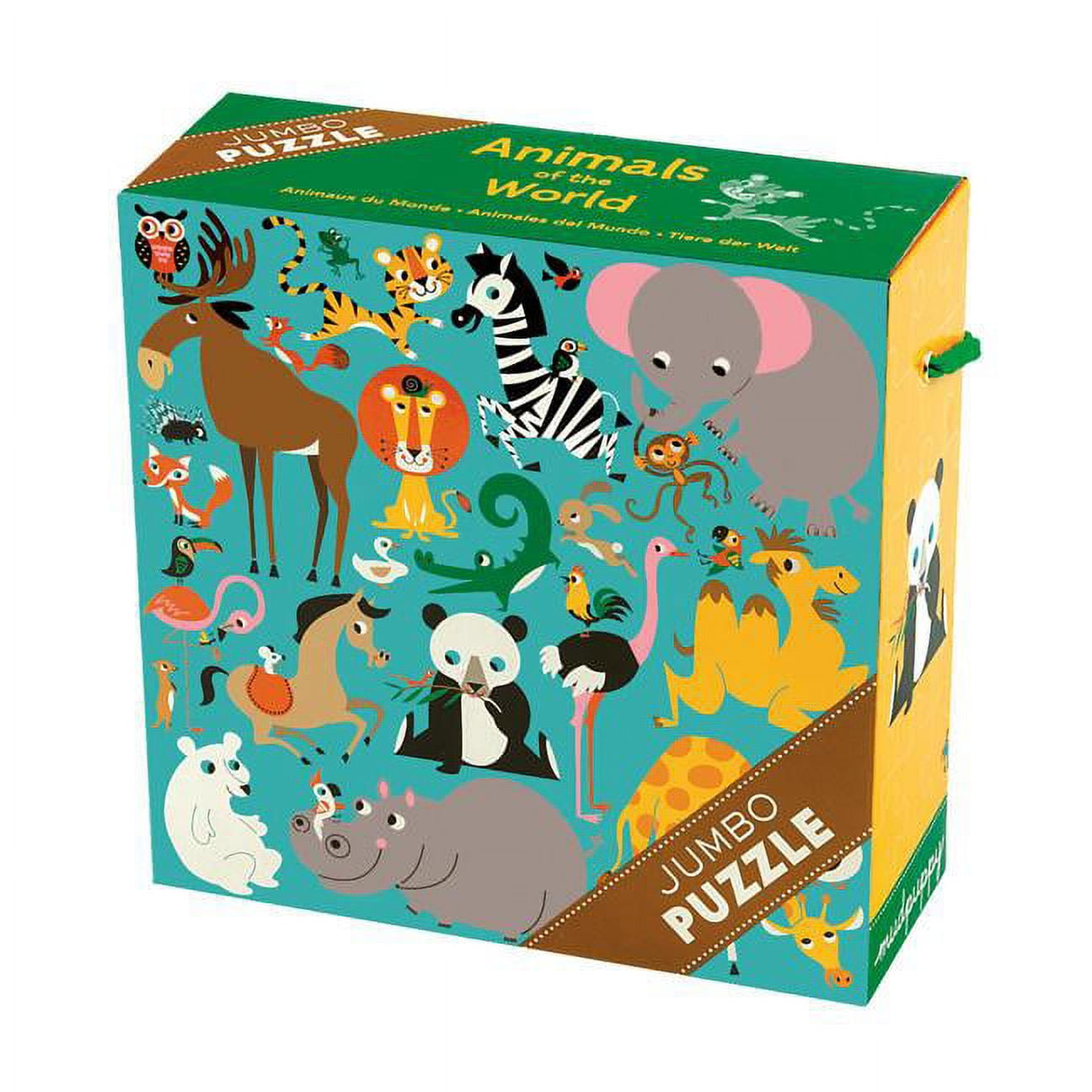 Mudpuppy - Animals of the World Jumbo Puzzle - Walmart.com