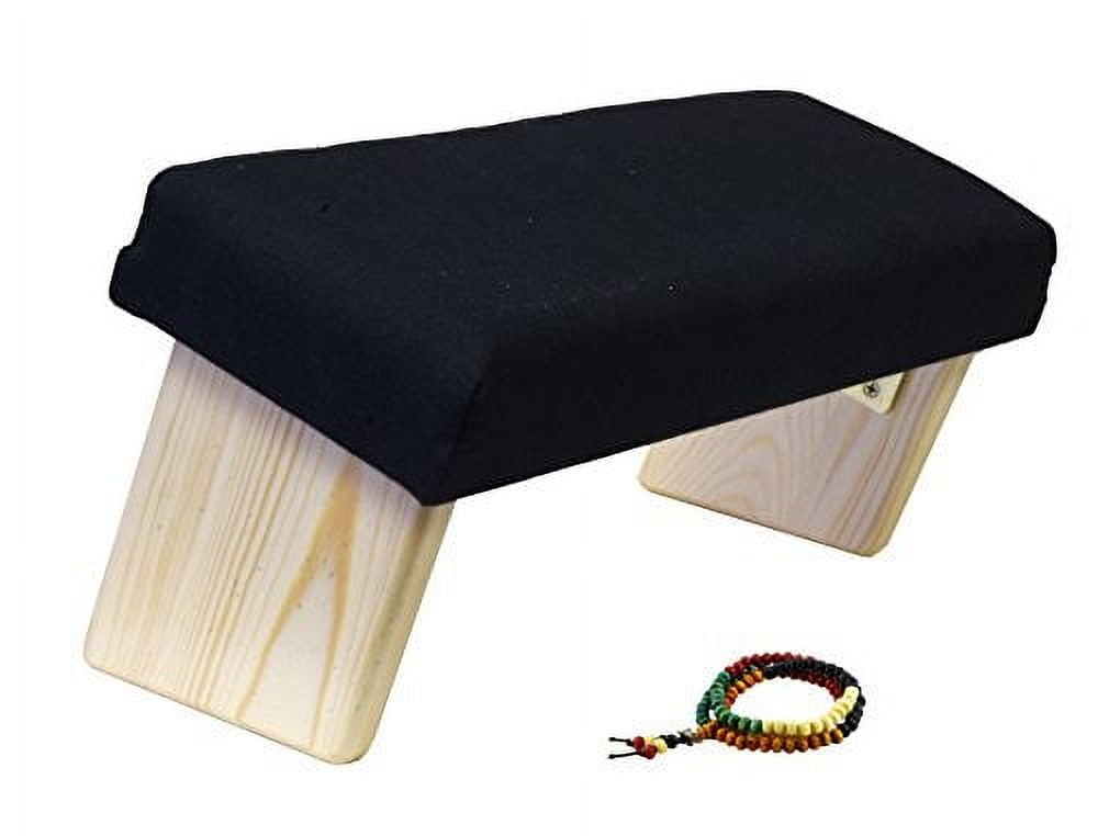 Mudra Crafts Foldable Meditation Bench - Kneeling Chair - Yoga Stool ...
