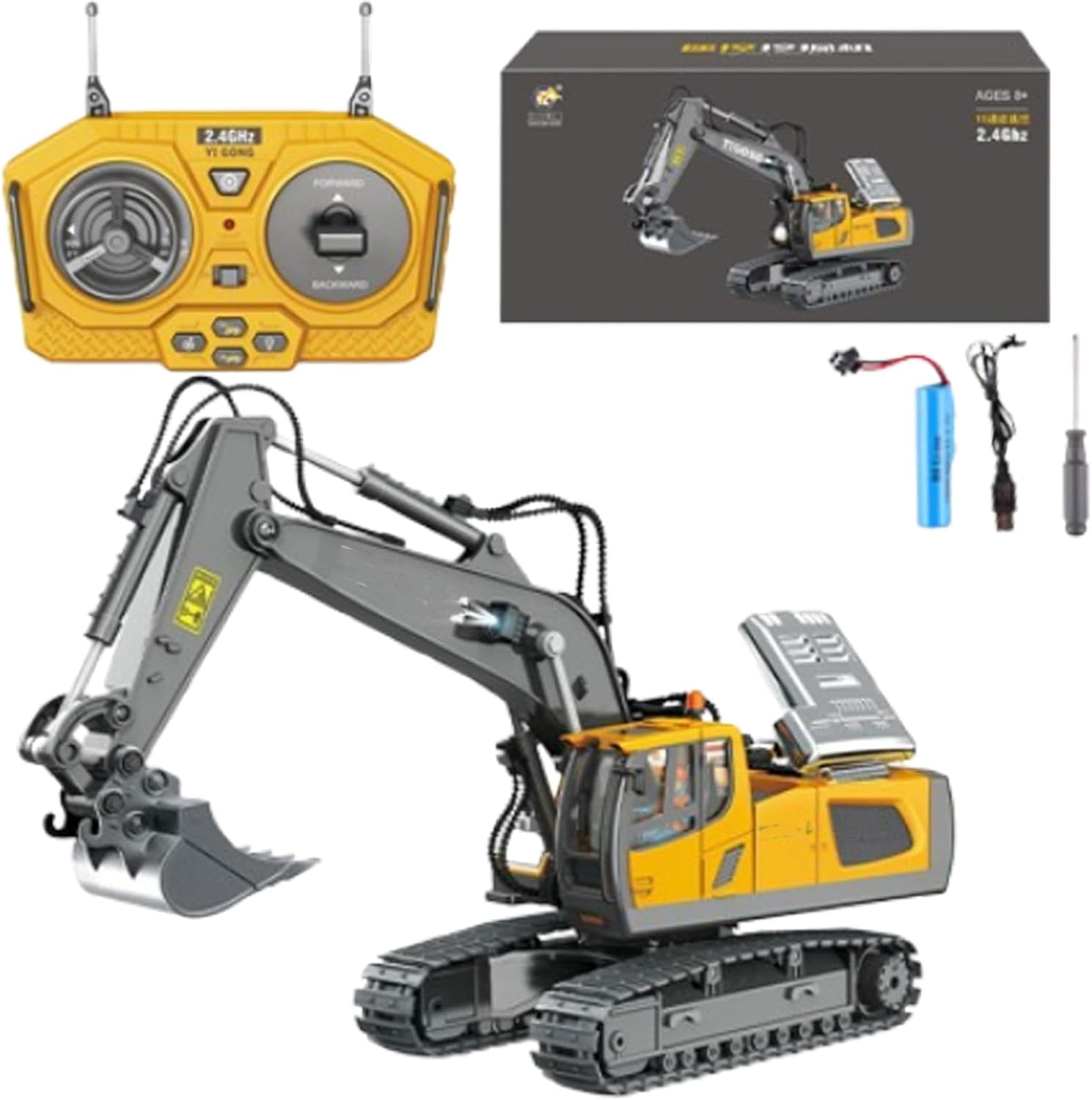 Mudsterz Excavator, Rc Construction Vehicles, Mudsterz Trucks, Remote ...