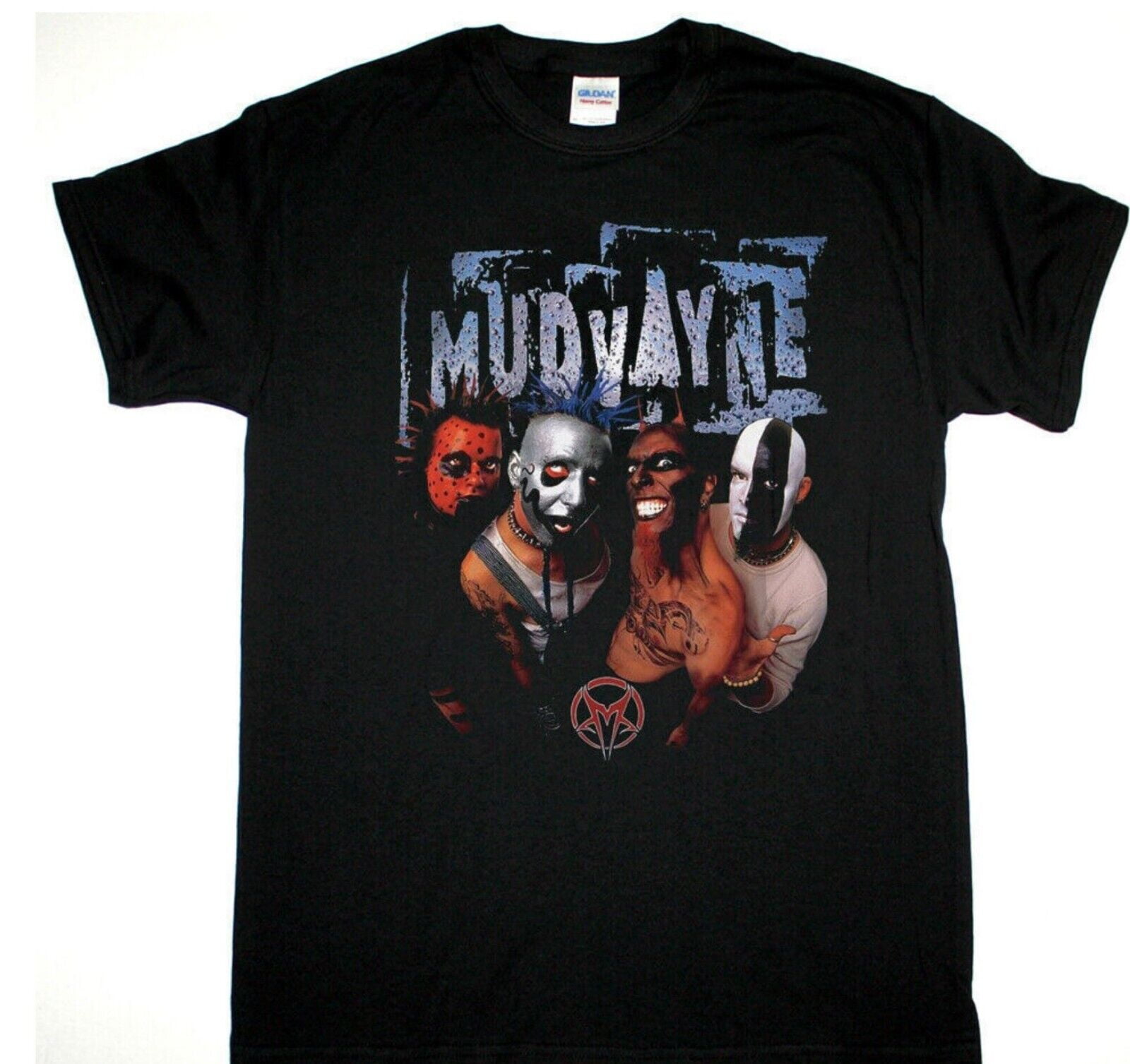 #Mudvayne Metal Band Graphic T shirt short sleeve Vintage Gift Men ...