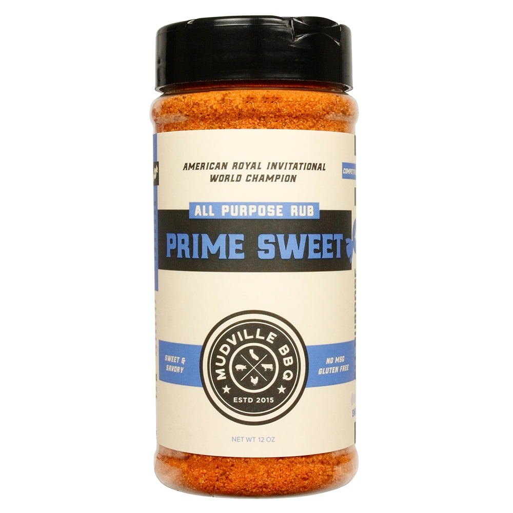 Mudville BBQ Prime Sweet All Purpose Rub Sweet & Savory No MSG Gluten Free 12oz - Walmart.com
