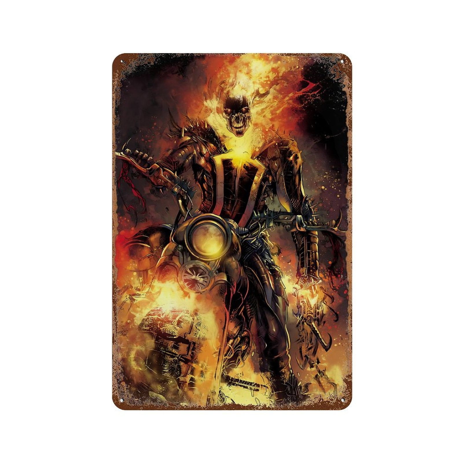 Muecddoa Classic Animation Film Tin Metal Decorative Wall Paintings ...