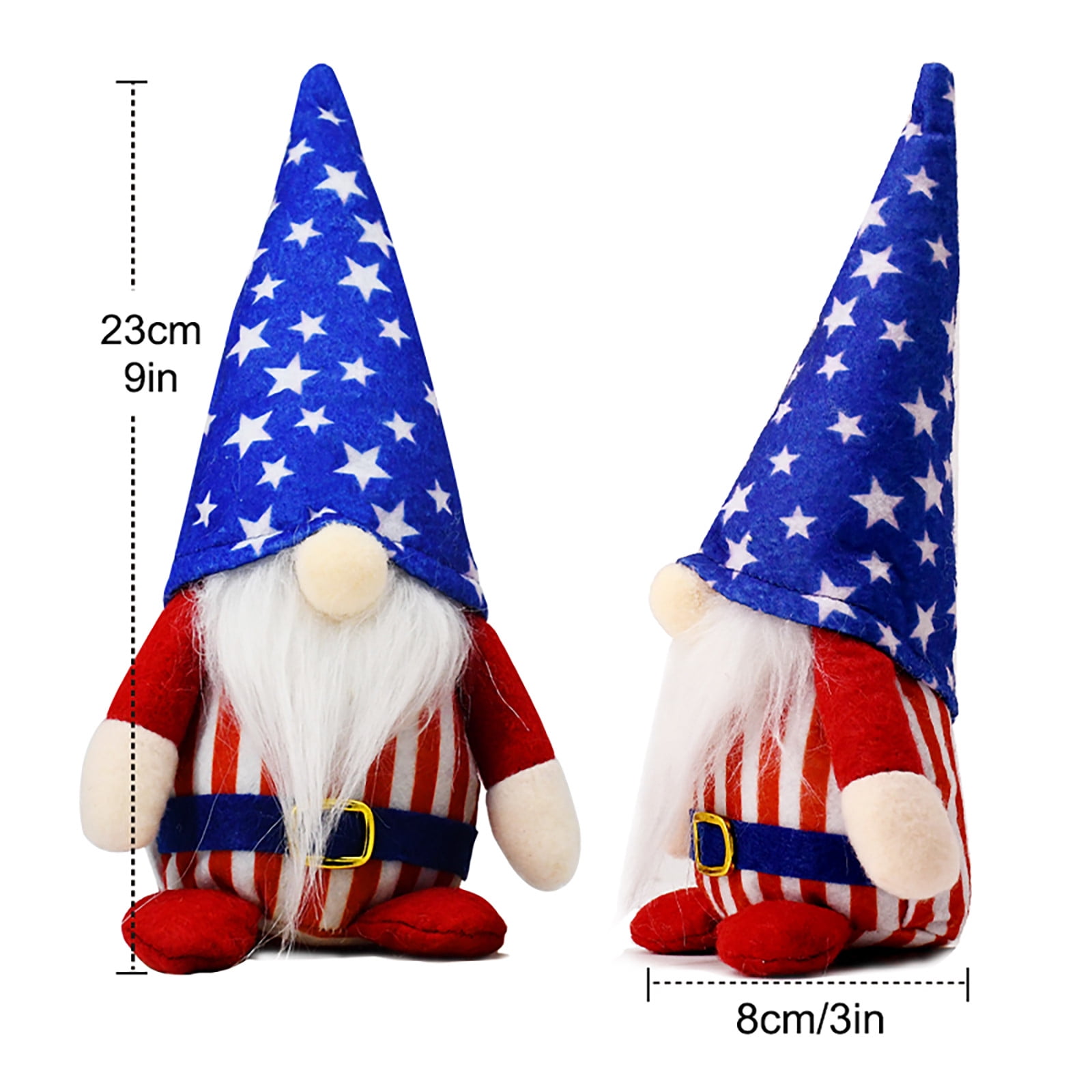Muecwrye 4th of July Gnomes Decoration, Patriotic Gnome, 2pcs American ...