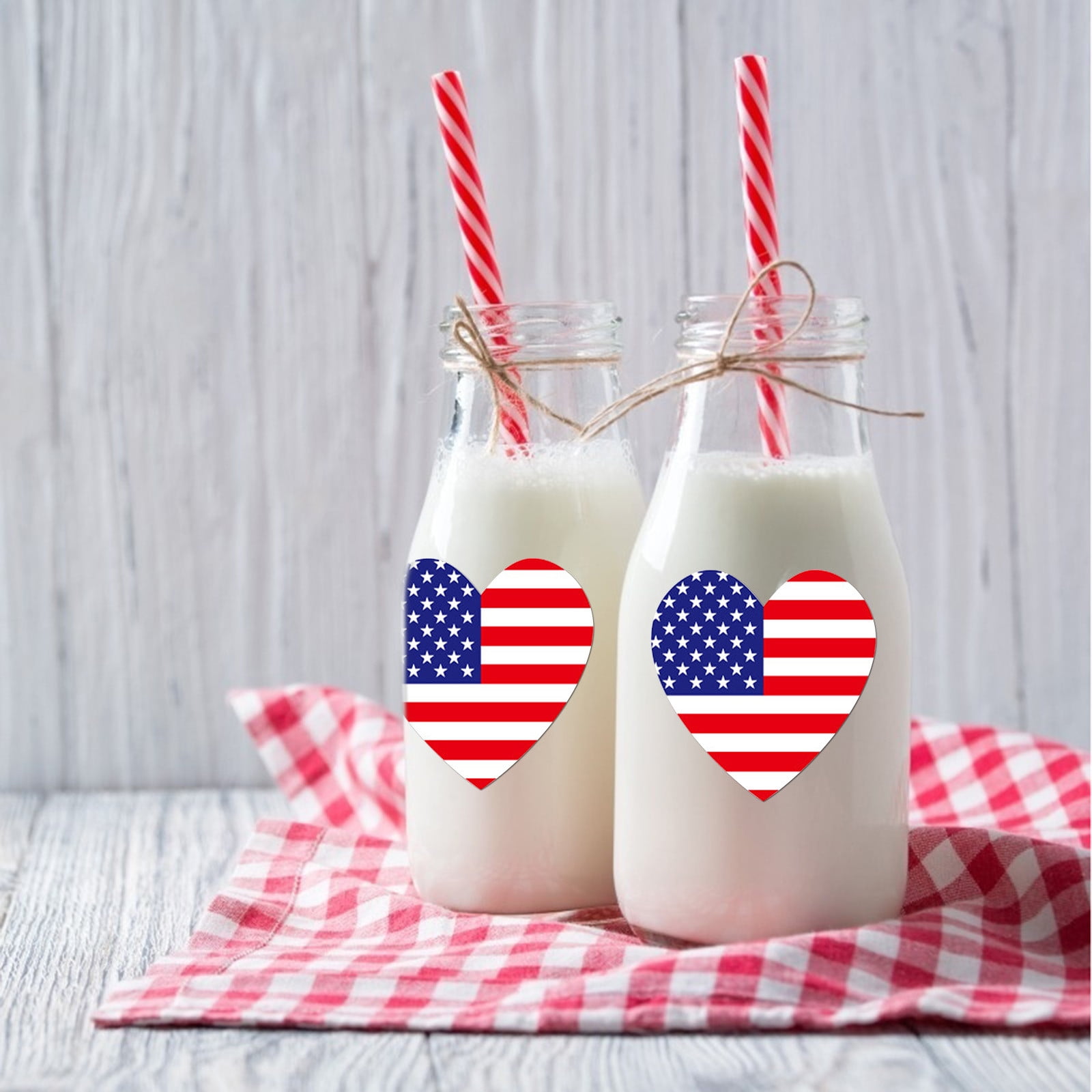 Muecwrye 4th of July Patriotic Roll Stickers, 500pcs Independence Day ...