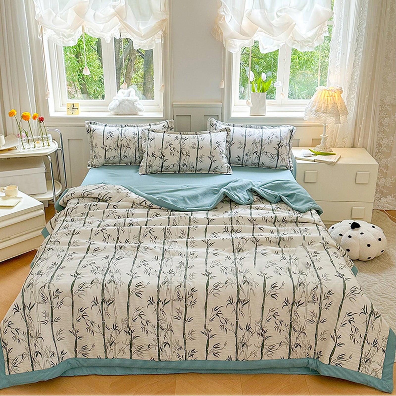 Muecwrye Cooling Comforter, Cooling Quilt for Hot Sleepers, Air ...