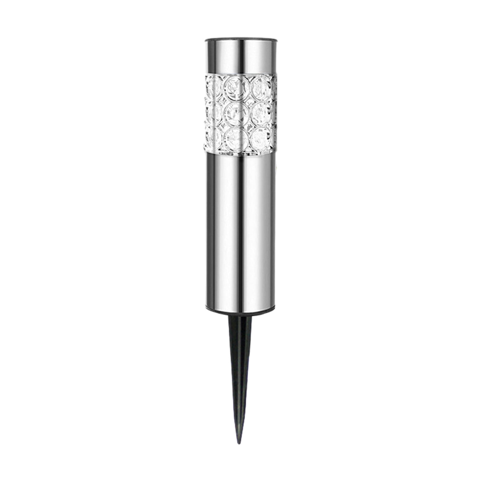 Muecwrye Solar Outdoor Lights, Waterproof Stainless Steel Solar Stake ...